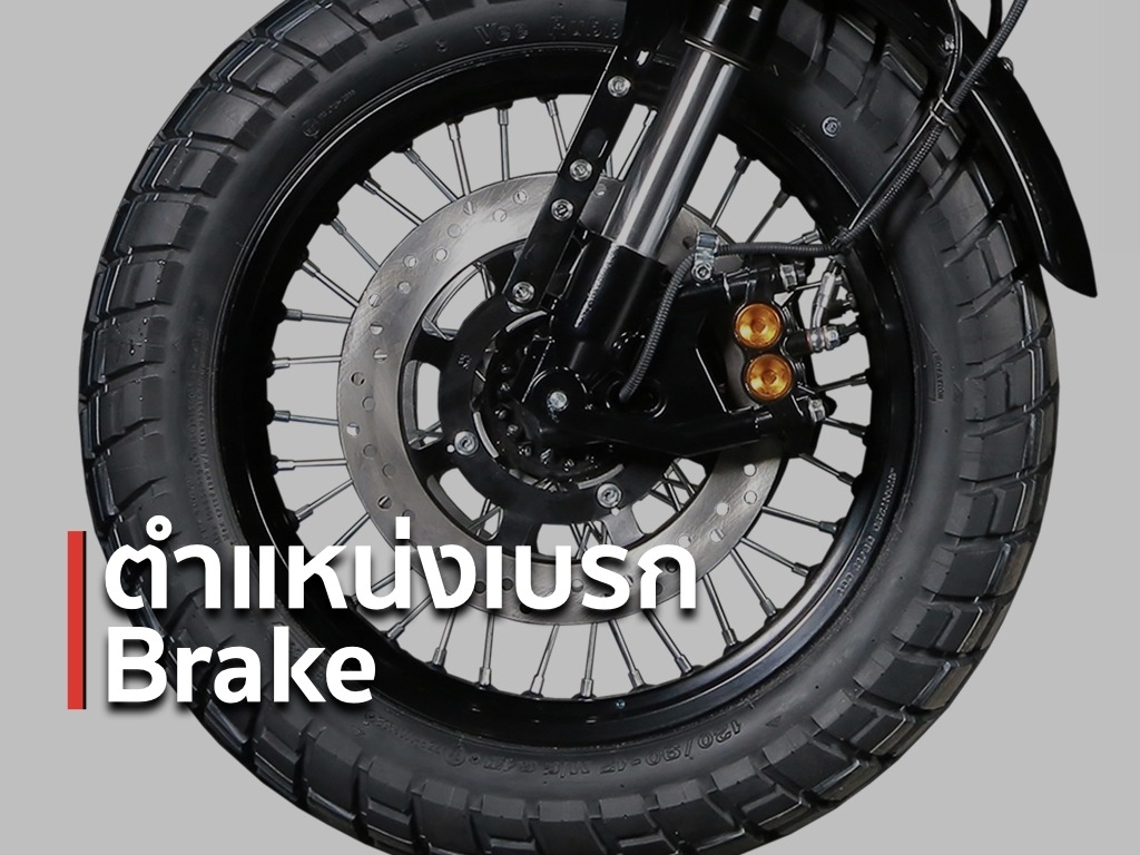 ตำแหน่งเบรก - SM 250 - Stallions Motor