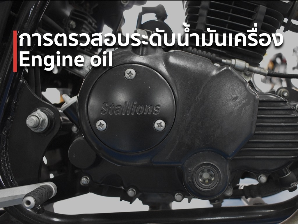 การตรวจสอบระดับน้ำมันเครื่อง - SM 400 - Stallions Motor